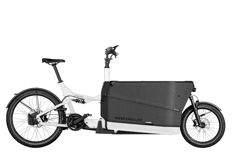 Riese and Muller Packster2 70 Ct Automatic Os Cargo Bike In White